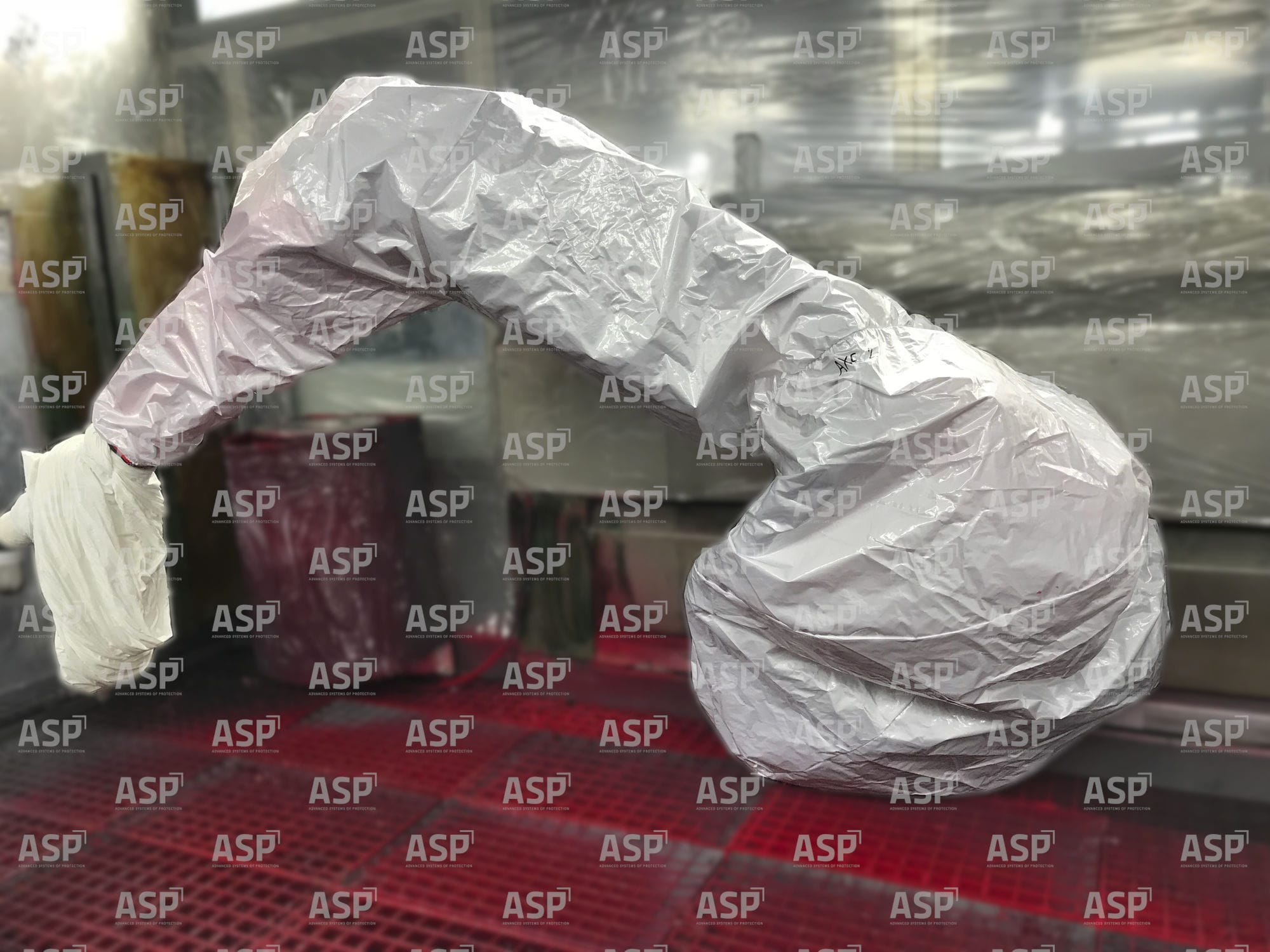 Disposable protective cover - ASP - painting robot / custom-made / ATEX