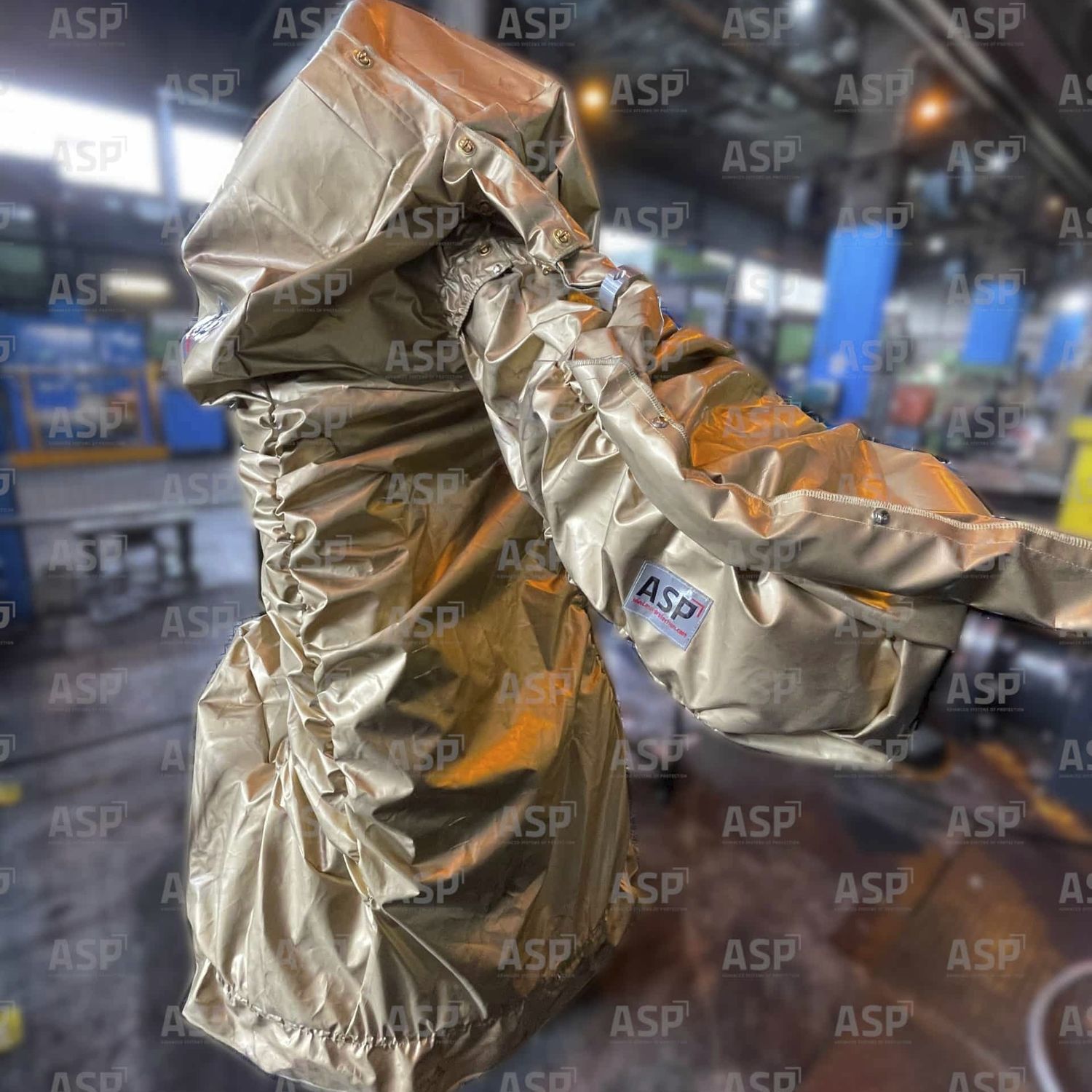 Forge robot protective cover - TIFFON GREEN - ASP - custom / fire ...