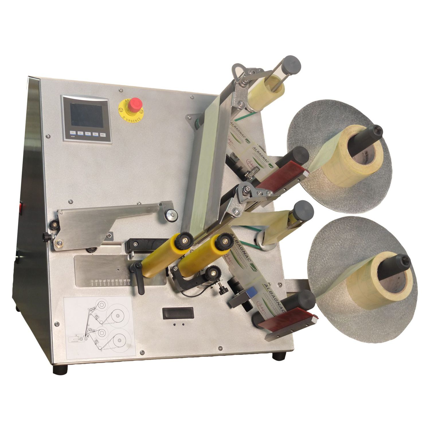 Tabletop labelling machine - IRIS - Albagnac - semi-automatic / for ...