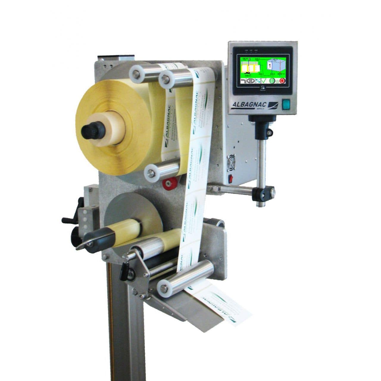 Automatic label applicator - NERVA - Albagnac - side / top / for the ...