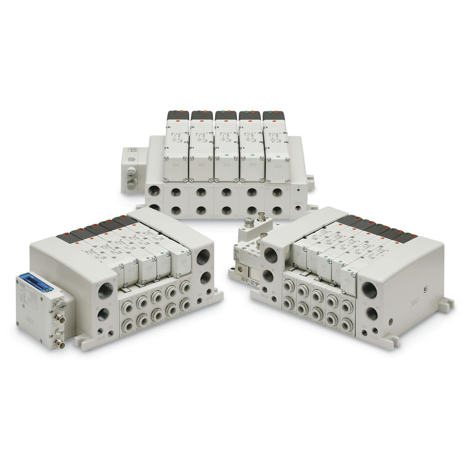 Spool pneumatic directional control valve - VQC series - SMC - solenoid ...