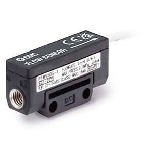 Mass flow sensor - PF series - SMC - volume / air / compact