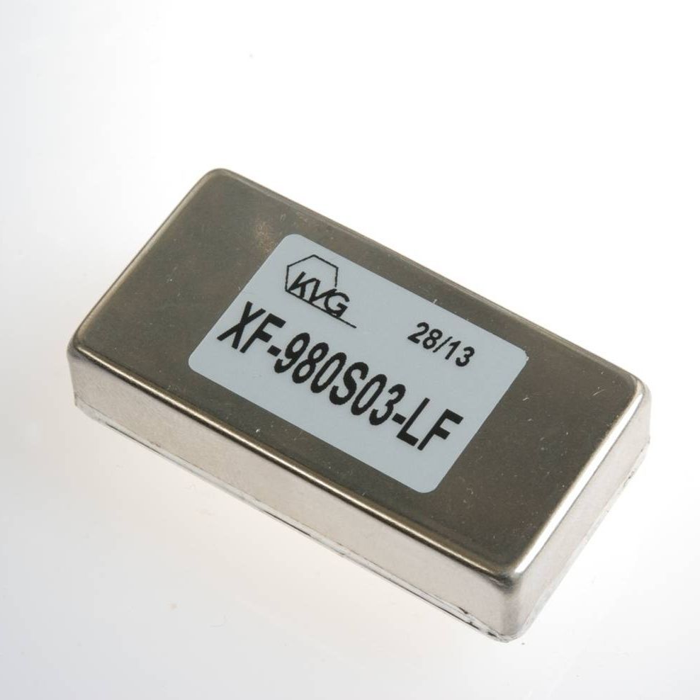 Band-pass electronic filter - XF series - KVG Quartz Crystal Technology ...