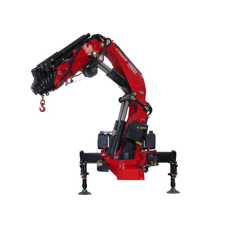 Truck-mounted crane - F1750R-HXP TECHNO series - Fassi gru S.p.A - boom ...