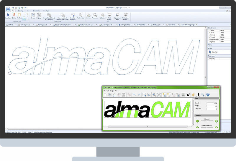 CAM software - Sign - ALMA - for cutting machines / for CNC punching ...