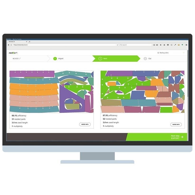 Nesting software - Nest&Cut - ALMA - cloud / web-based