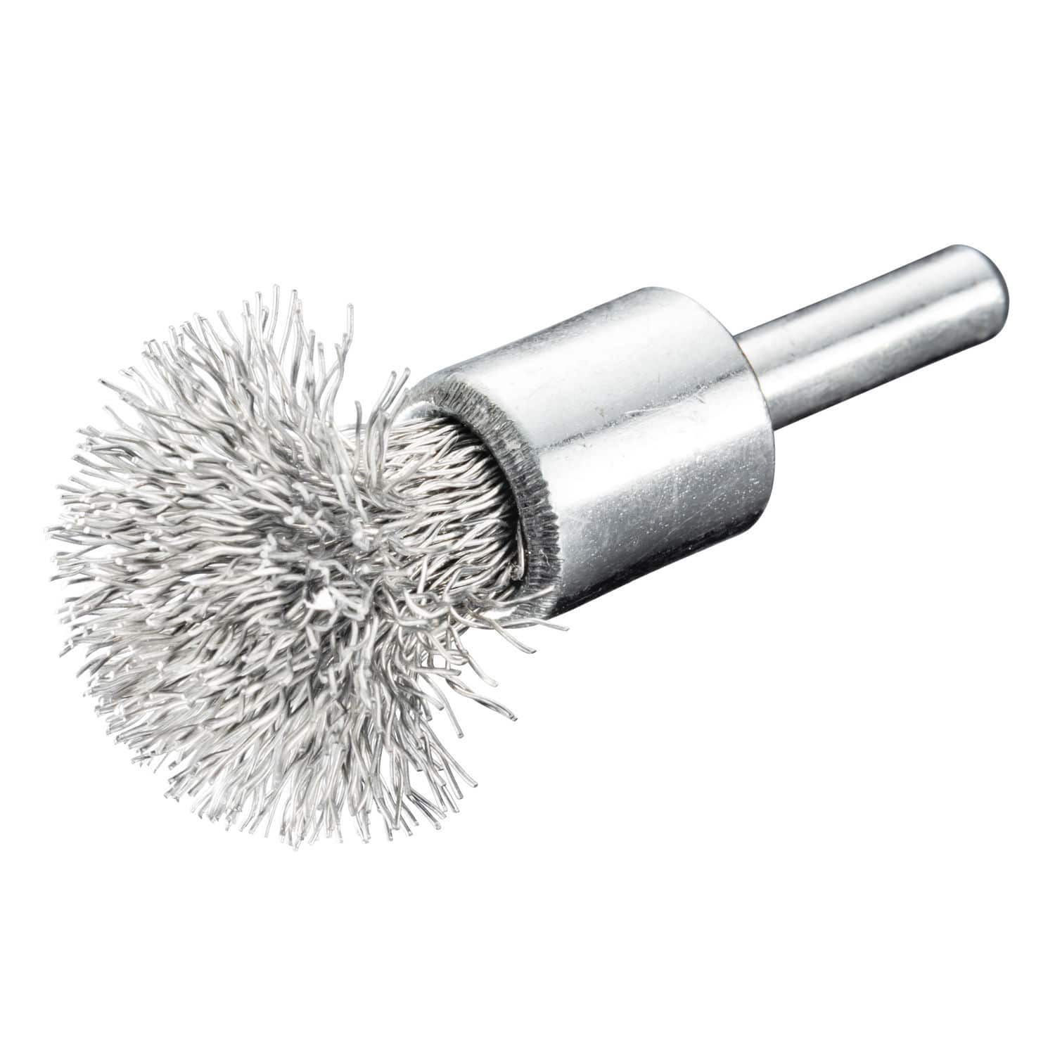 End brush - PF series - SIT Società Italiana Tecnospazzole - cleaning / steel / for drill bits