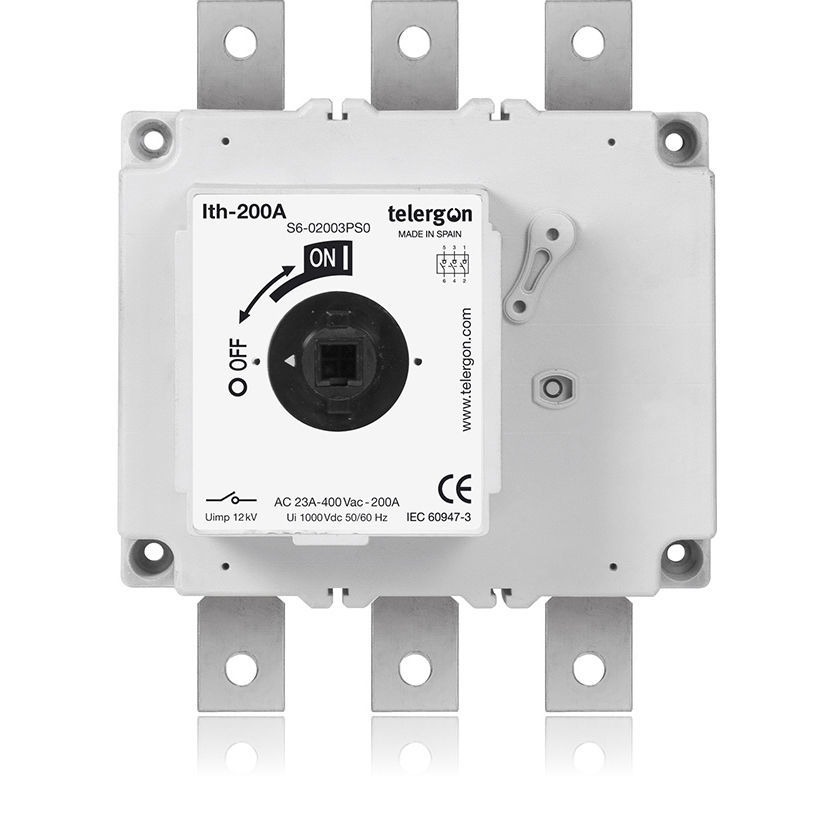 Motorized disconnect switch - S6-0250PSC series - Telergon - 3-pole / 2 ...