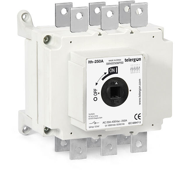 Multipole disconnect switch - S6N0125PS0 - Telergon - busbar-mounted ...