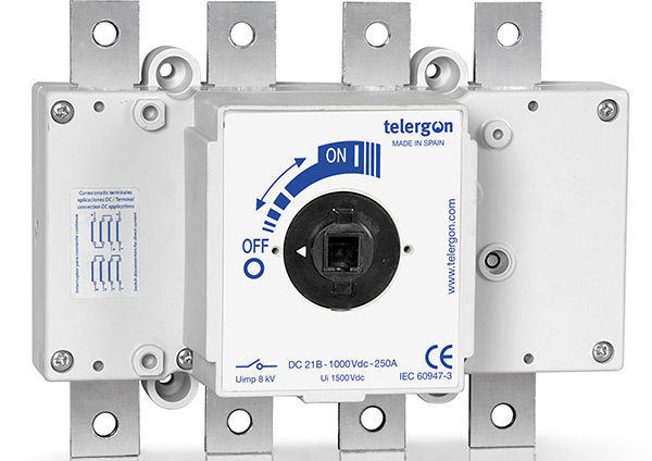 4-pole disconnect switch - S5-01254PR0 - Telergon - DC / busbar-mounted ...