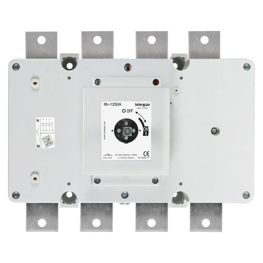 Motorized disconnect switch - S5-20003 - Telergon - 4-pole / 3-pole / AC