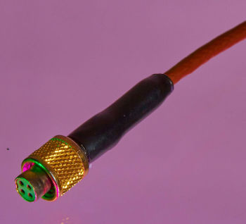 Data connector - 4S-1 - DJB Instruments UK Ltd - triaxial / Socket / brass