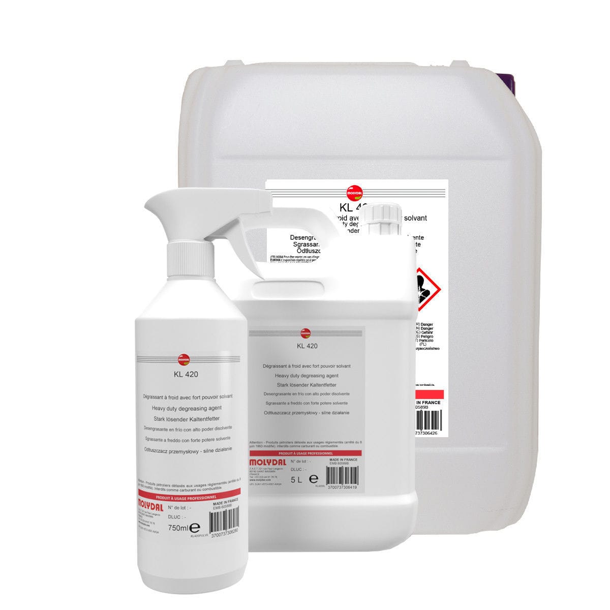 Solvent-based degreaser - KL 420 - MOLYDAL - electronic equipment / cleaner
