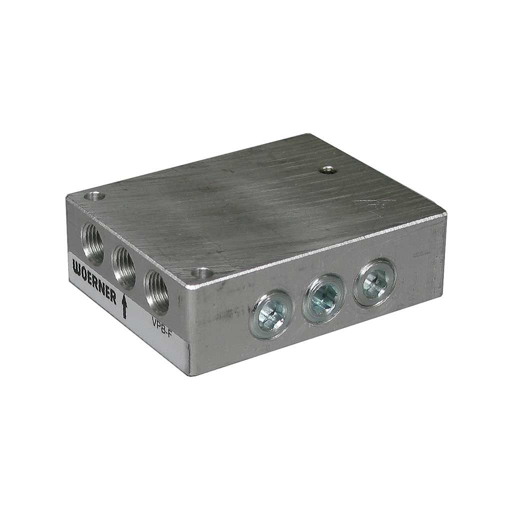Aluminium progressive distributor - VPB-F - EUGEN WOERNER GmbH & Co. KG