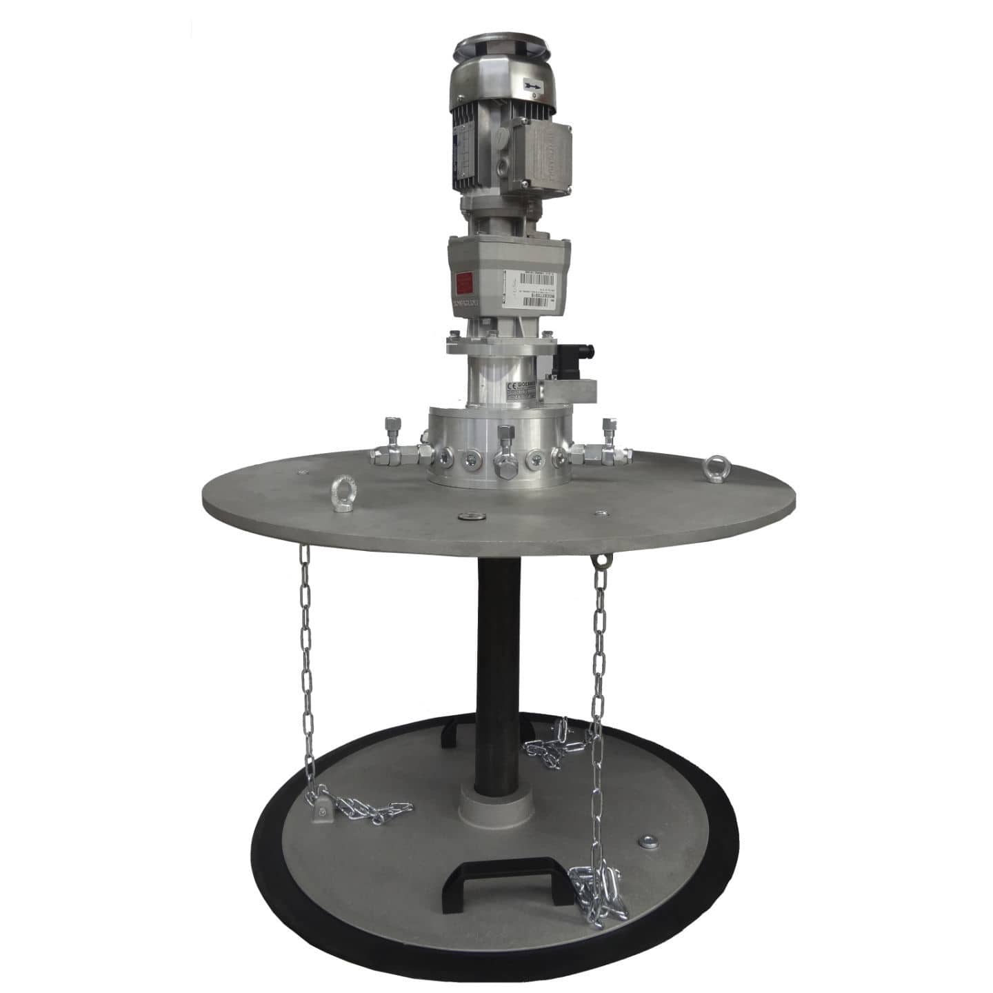 Electric grease pump - GMZ-E - EUGEN WOERNER GmbH & Co. KG - follower plate