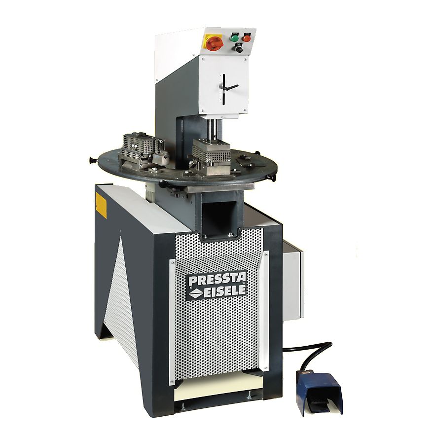 Semi-automatic punching machine - Dyno 15 - Pressta-Eisele GmbH - hydraulic