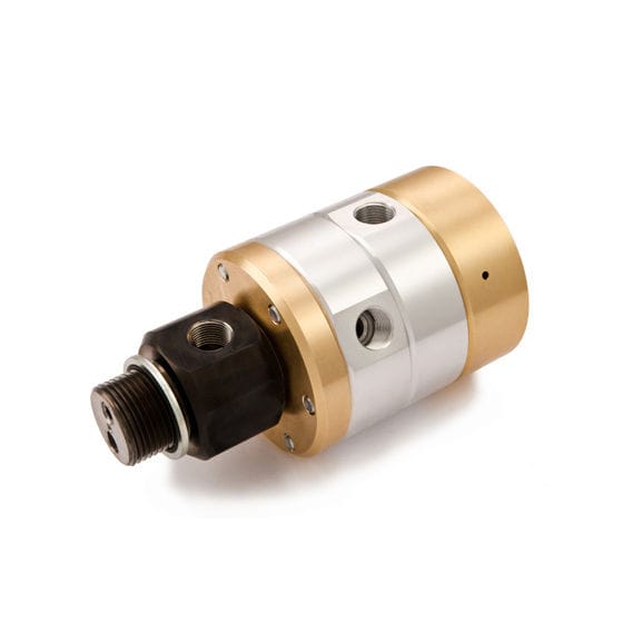 Water rotary union - M series - ROTOFLUX s.r.l. - for air / for oil / 2 ...