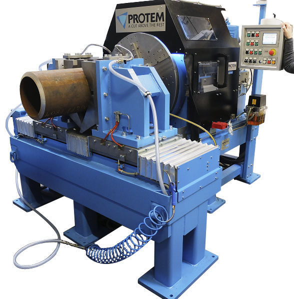 Orbital chamfering machine - BB series - PROTEM - for pipe ends / automatic