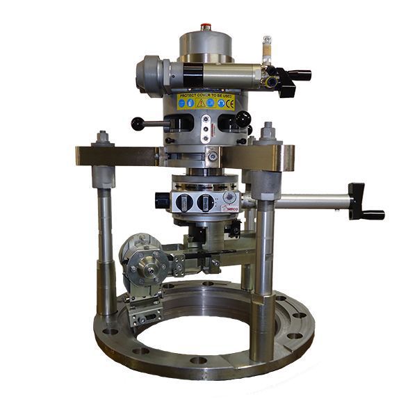 Portable flange facer - TU400 - PROTEM - pneumatic / automatic
