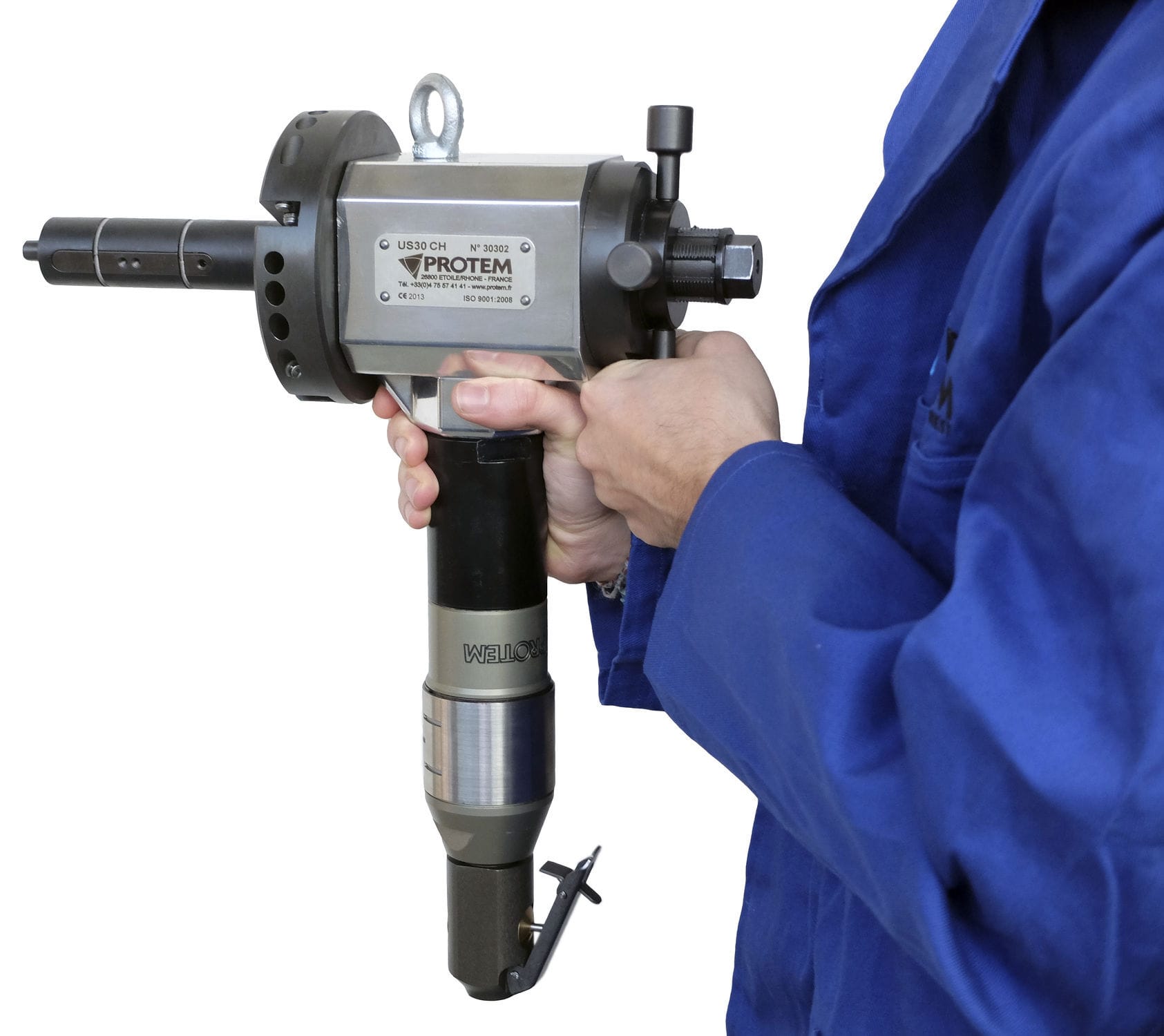 Portable beveling machine - US30CH - PROTEM - pipe