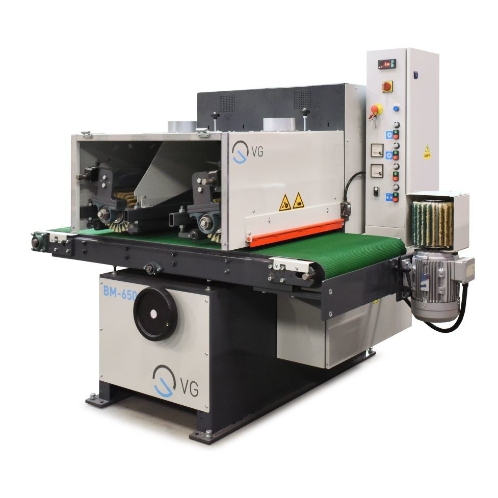 Brushing machine - BM300-455-650 - Vangroenweghe N.V.