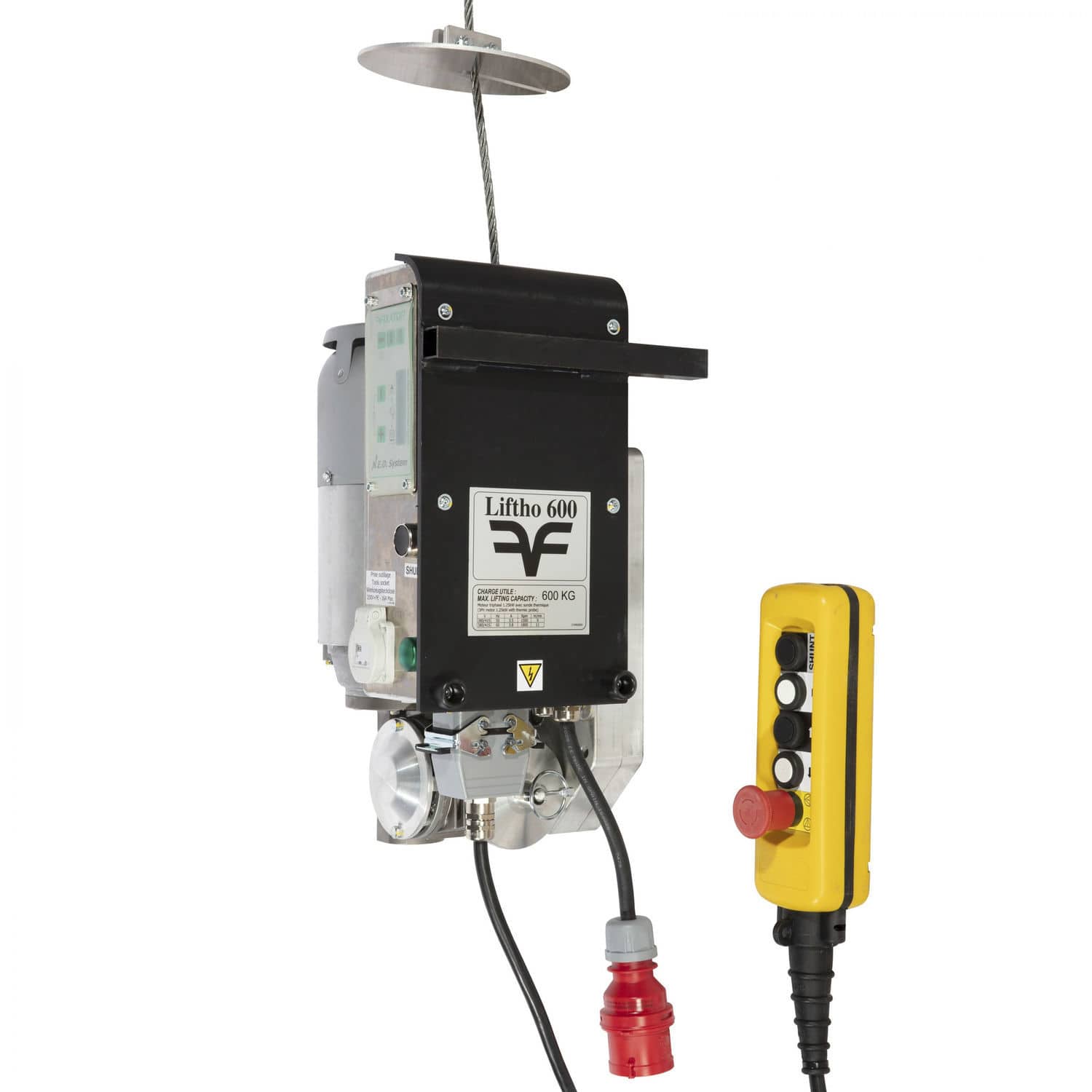 Electric winch - LIFTHO series - Fixator - wire rope / man-riding / for ...