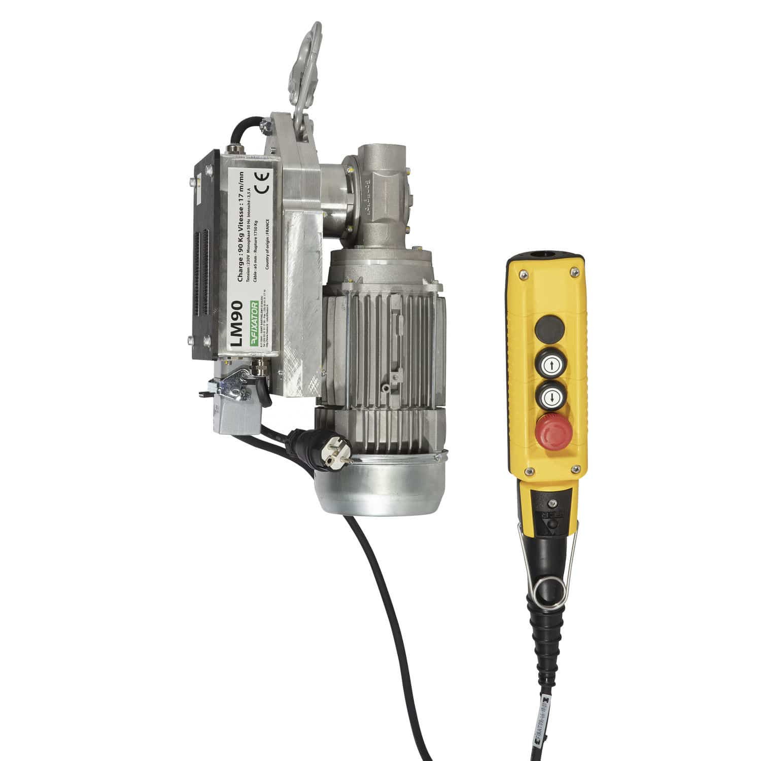 Electric winch - LM 90 - Fixator - electromechanical / wire rope / for ...