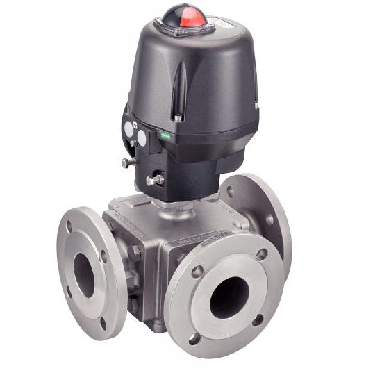 Ball valve - 50268 - BENE INOX - electrically-actuated / flange / IP68