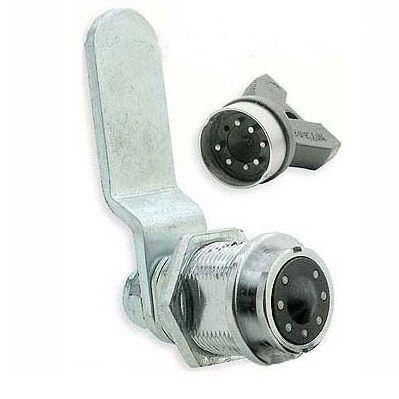 Cam lock - V series - Camlock Systems - key / brass / stainless steel