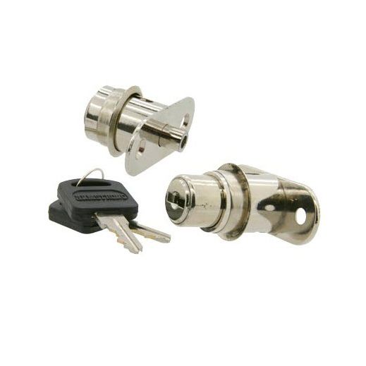 Push-knob lock - PL506-12 - Camlock Systems - nickel