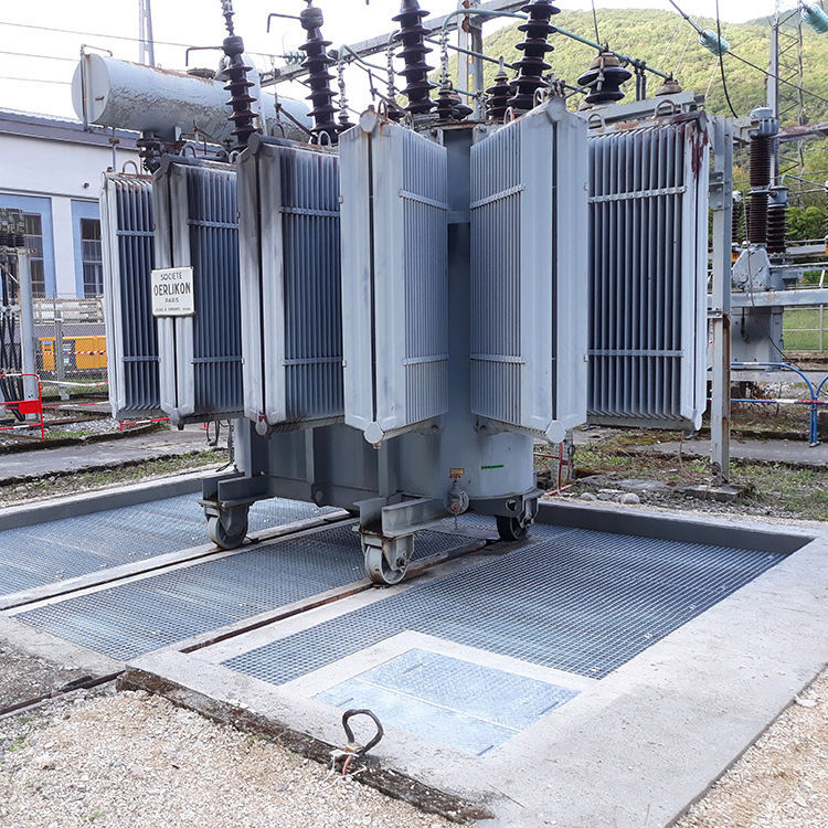 Fire extinguishing cover for concrete pit under electrical transformer ...