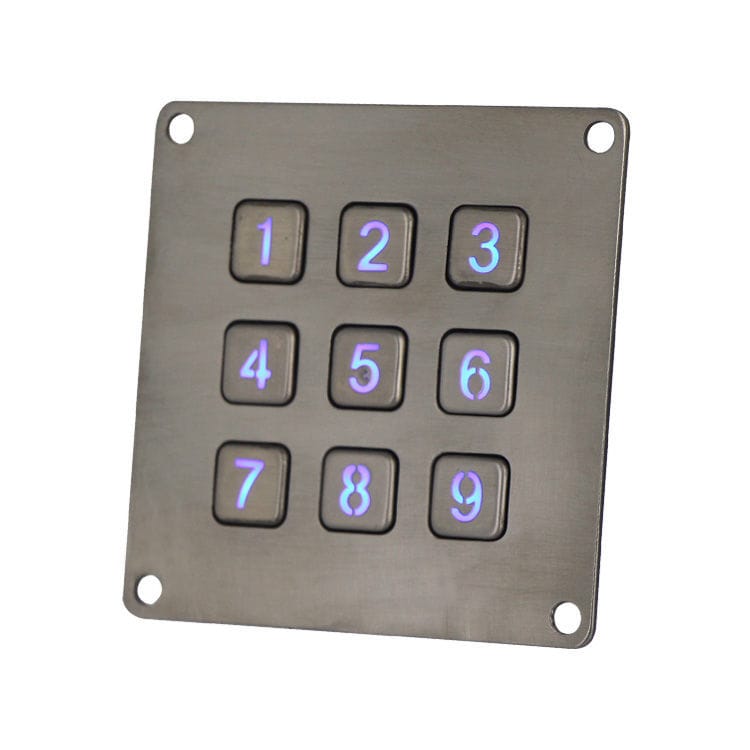 9-key keypad - B861 - Joiwo Explosion Proof Science and Technology ...