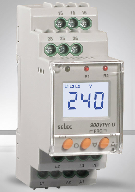 Over-voltage protection relay - 900VPR-BL-U-CE - SELEC Controls Pvt ...