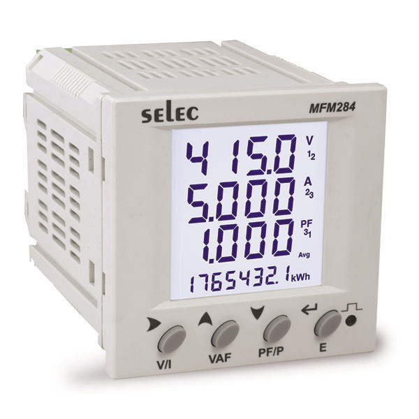 Digital multimeter - MFM284 - SELEC Controls Pvt. Ltd. - panel-mount ...