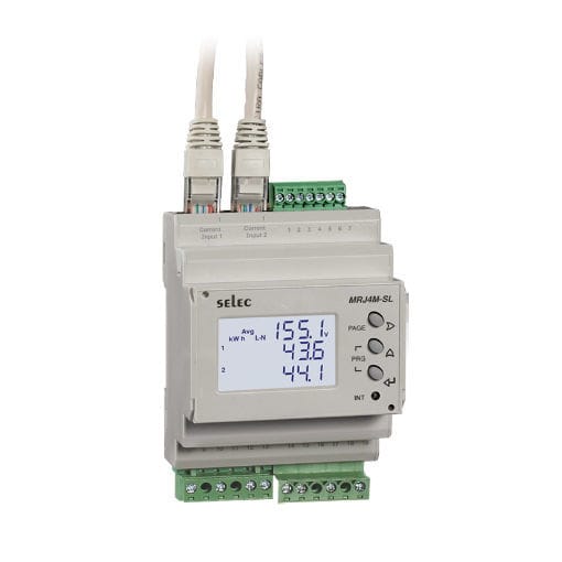 Digital multimeter - MRJ4M-SL - SELEC Controls Pvt. Ltd. - DIN rail ...