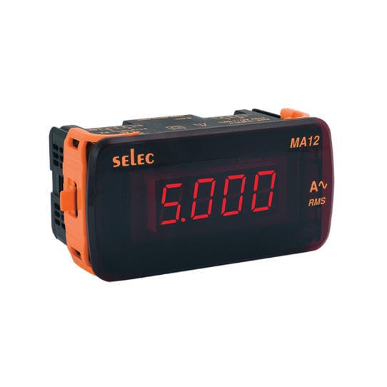 Digital ammeter - MA12 series - SELEC Controls Pvt. Ltd. - AC / single ...