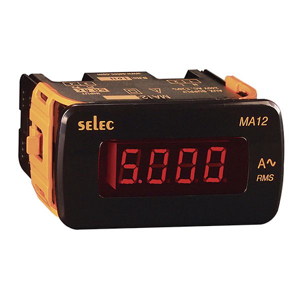 Digital ammeter - MA12 - SELEC Controls Pvt. Ltd. - AC / single-phase ...