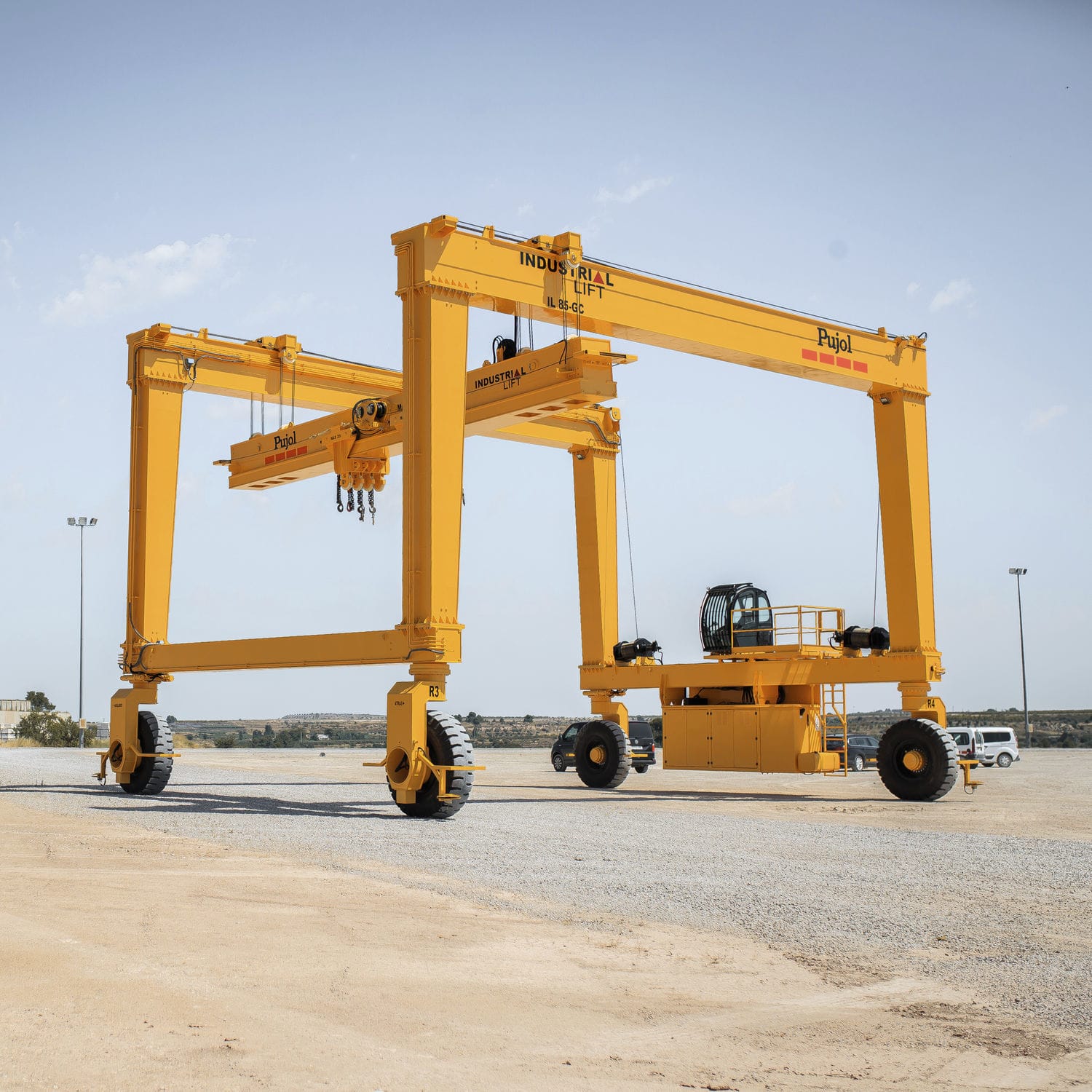 Diesel engine straddle carrier - IL85GC-90° - INDUSTRIAL LIFT - for ...