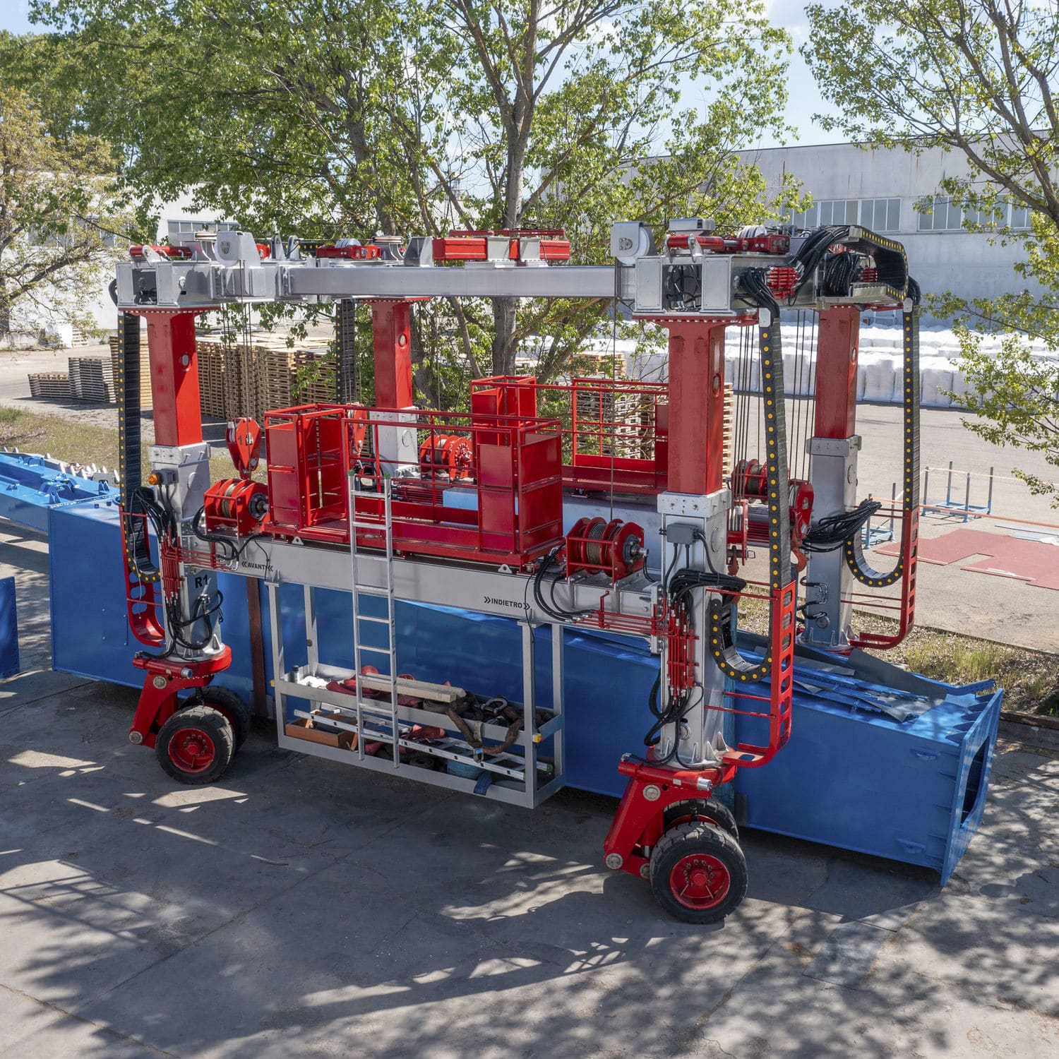 Precast beam straddle carrier - IL60GC-90°RC - INDUSTRIAL LIFT - for ...