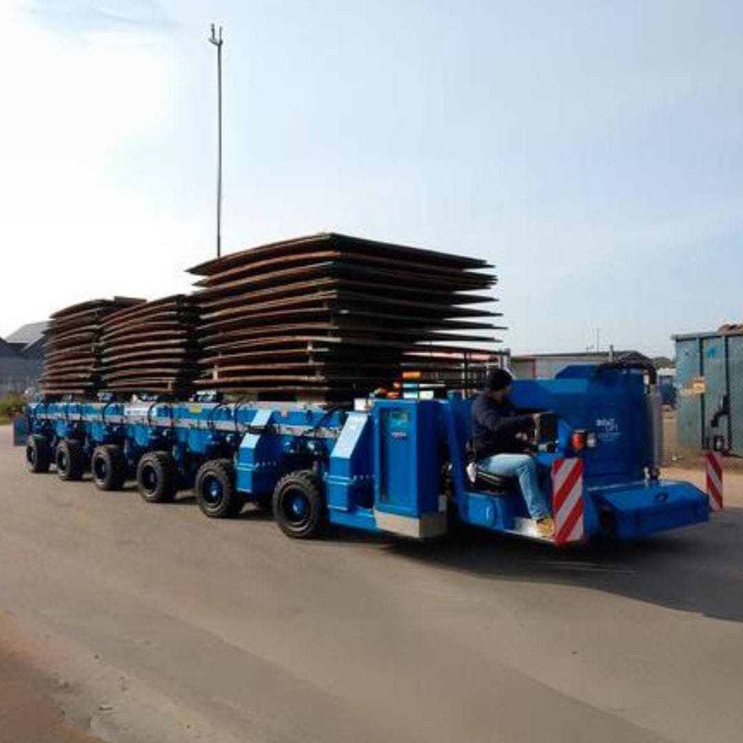 6-axle self-propelled trailer - IL100M-90° - INDUSTRIAL LIFT - flatbed ...