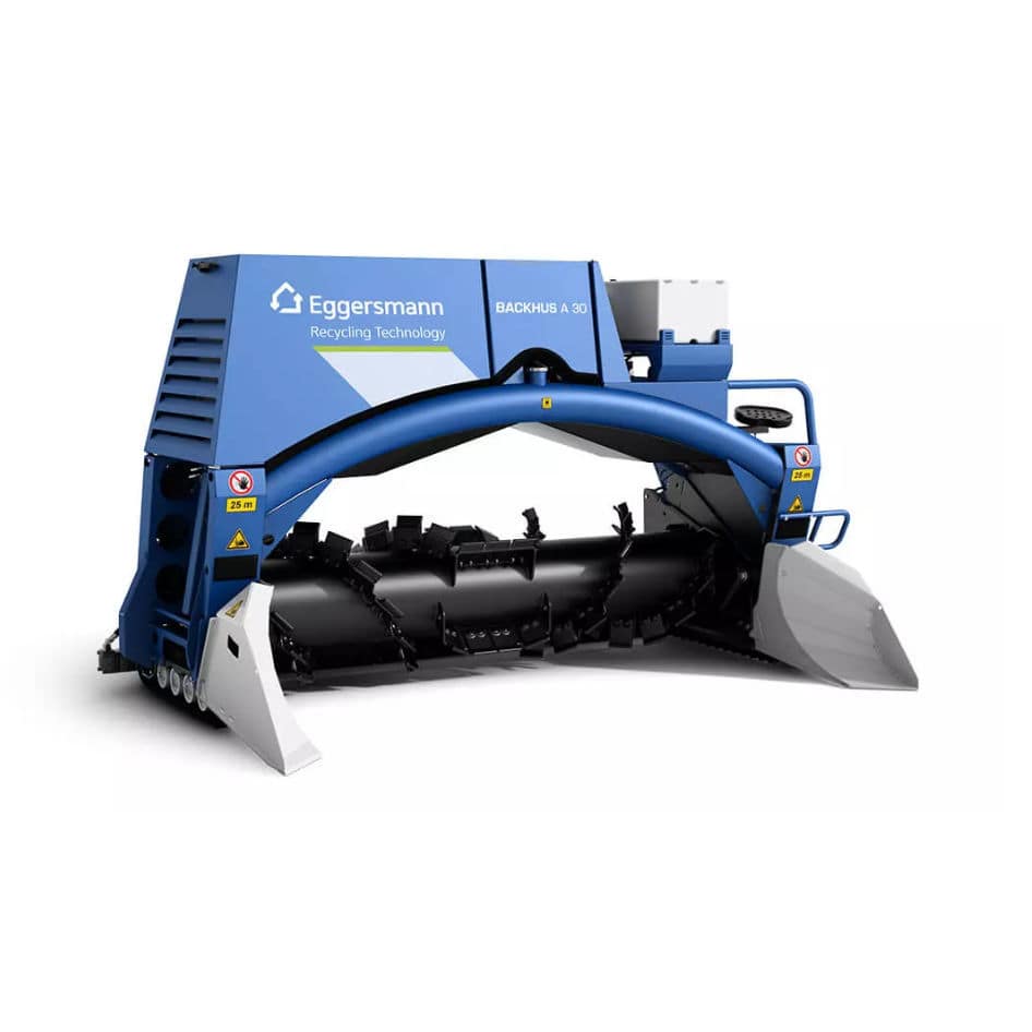 Windrow turner - BACKHUS A 30 - Eggersmann Recycling Technology