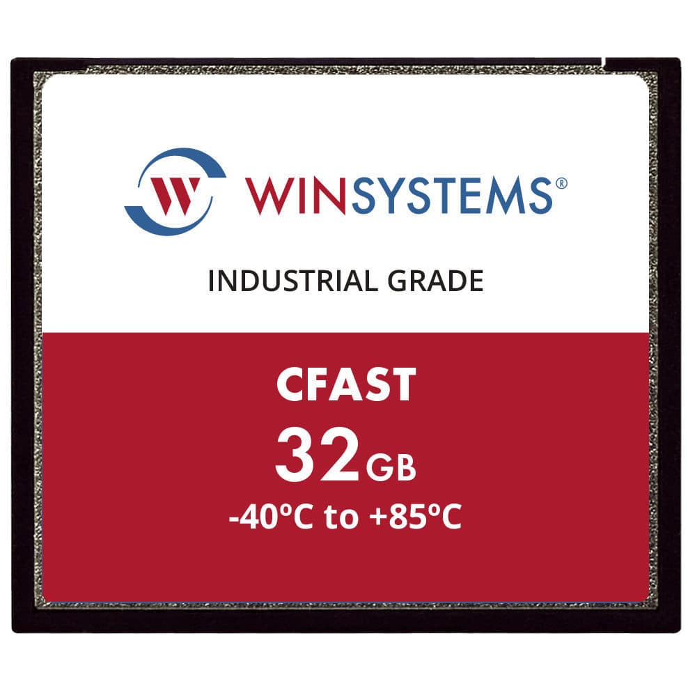 SD memory card - CFAST-B-XXG-SI - WinSystems, Inc. - 32 GB / industrial / SATA