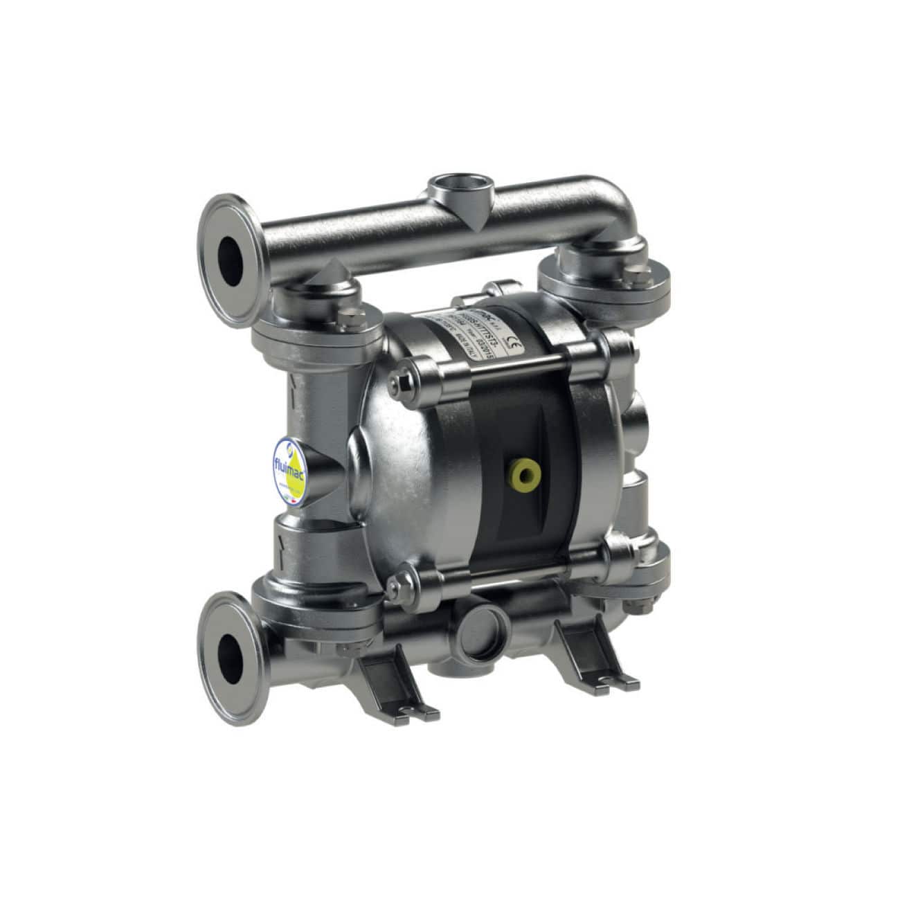 Double-diaphragm pump - PF30 - FLUIMAC - for food products / air-driven ...
