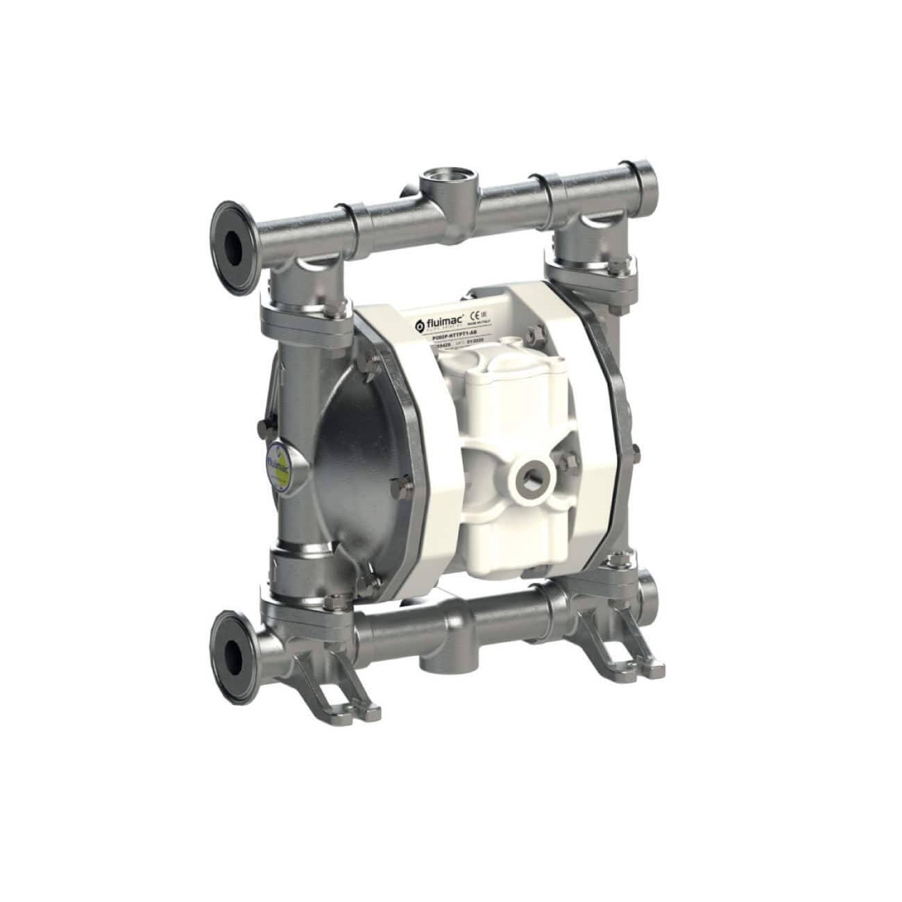 Double-diaphragm pump - PF60 - FLUIMAC - for chemicals / air / air-driven