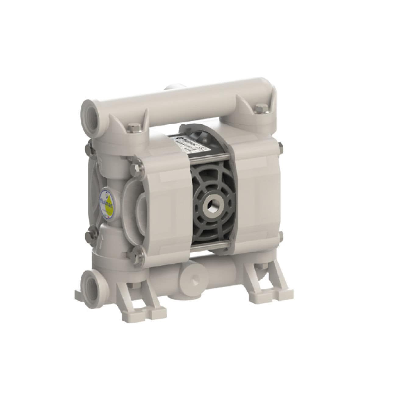 Double-diaphragm pump - P35 - FLUIMAC - air / air-driven / stationary