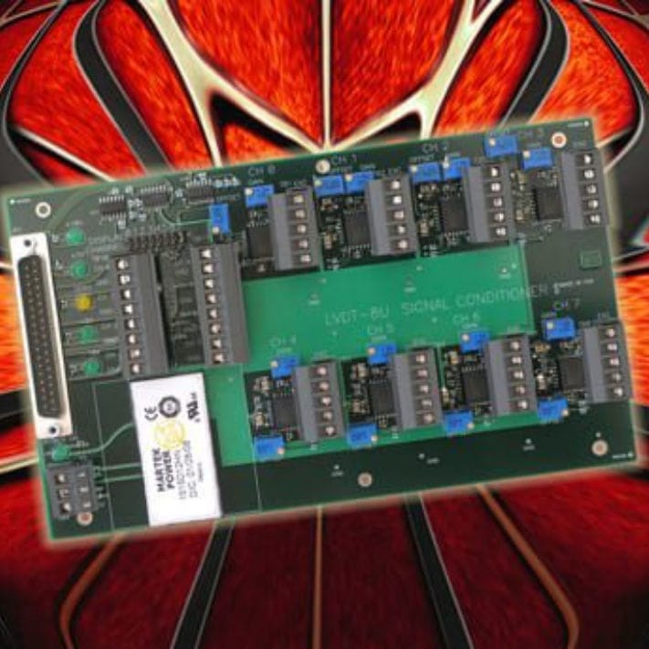 LVDT transducer signal conditioning module - LVDT-8U - ACCES I/O ...