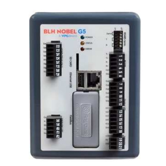 Digital weight indicator-controller - G5 - Nobel Weighing Systems ...
