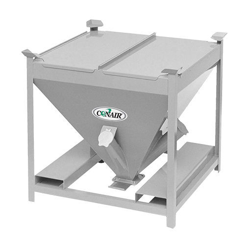 Mobile silo - MB series - Conair - for plastic pellets / stainless ...
