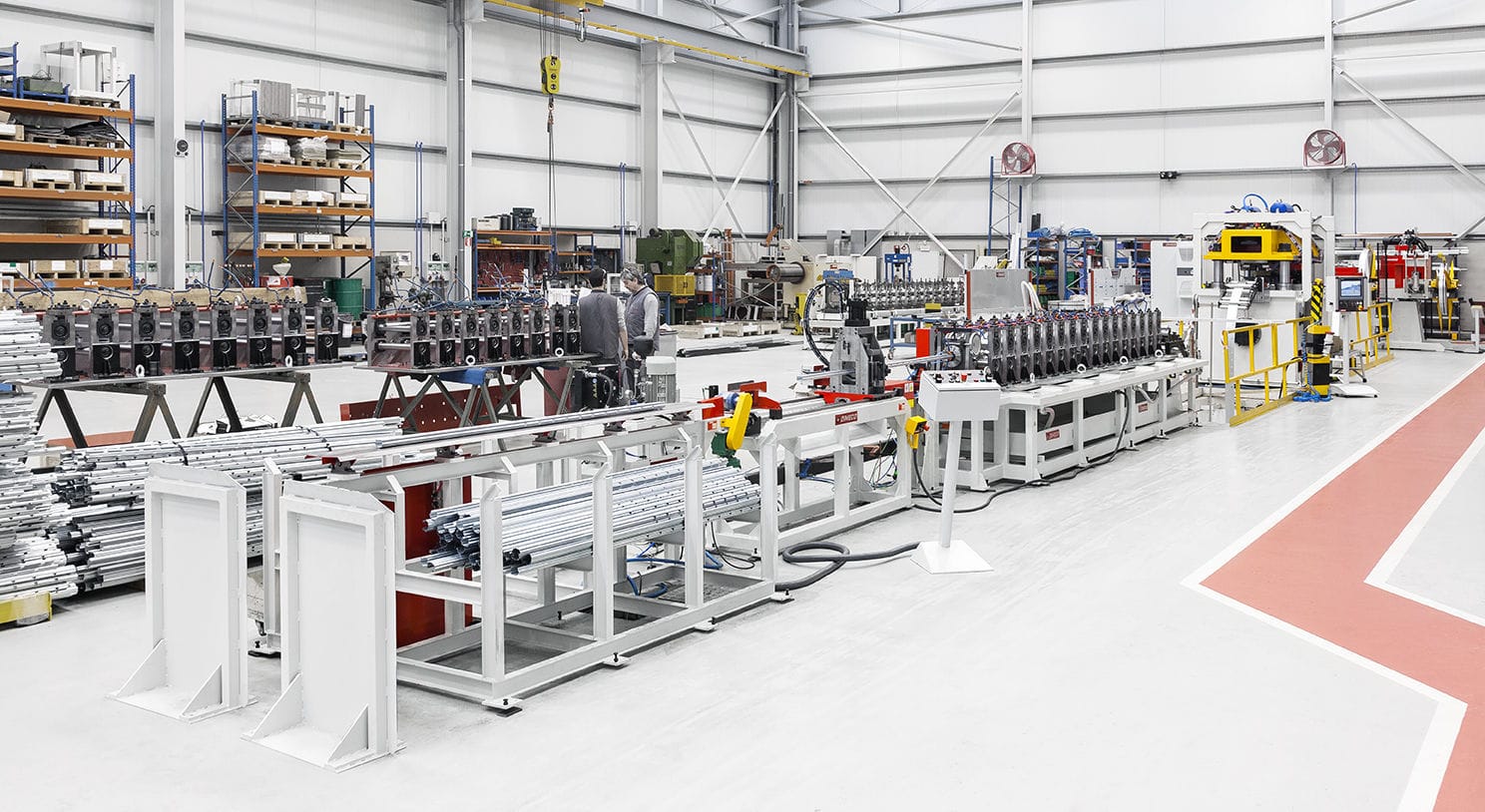 Profile roll forming line - DIMECO - automatic / CNC / punching