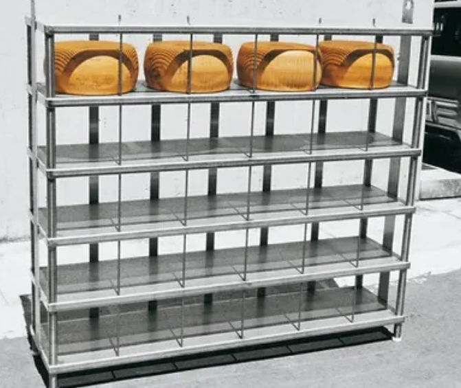 Cheese rack - Caseartecnica Bartoli - handling / with shelves ...